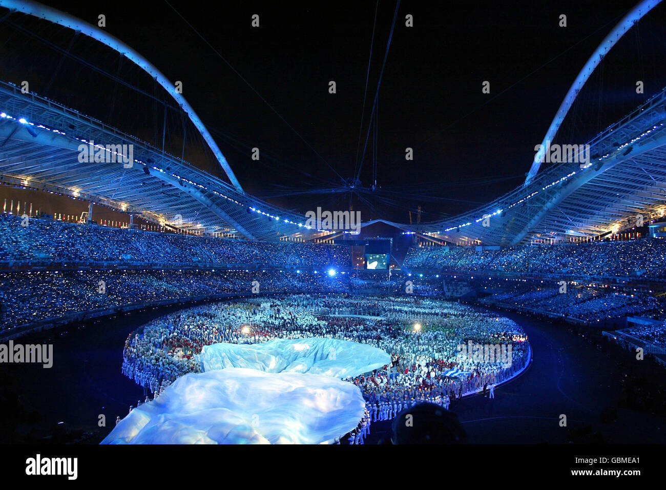 Athens Olympic Games 2004 - Opening Ceremony Stock Photo - Alamy