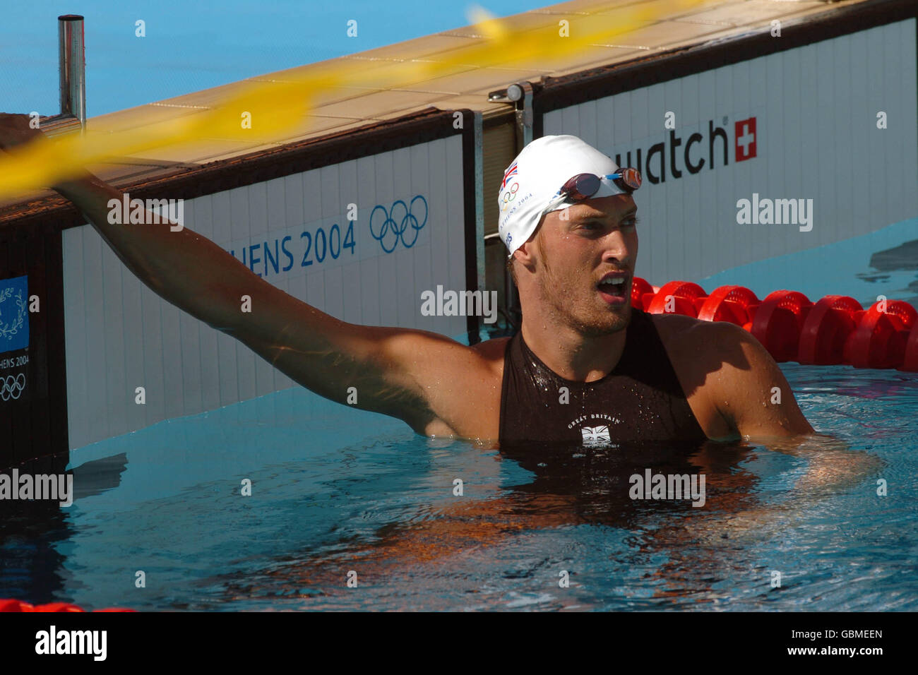 Great britains robin francis at the end of his heat hi-res stock ...