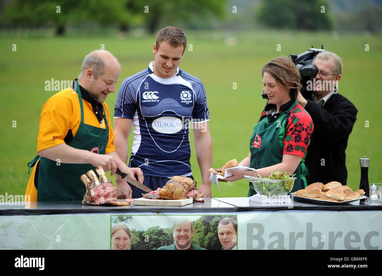 Rugby Union - Scott Forrest Feature - Loch Fyne Stock Photo - Alamy