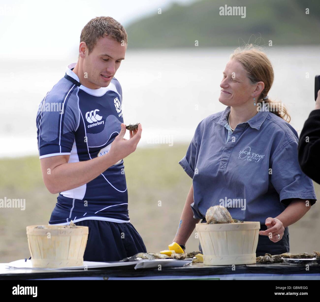 Rugby union scott forrest feature loch fyne hi-res stock photography ...