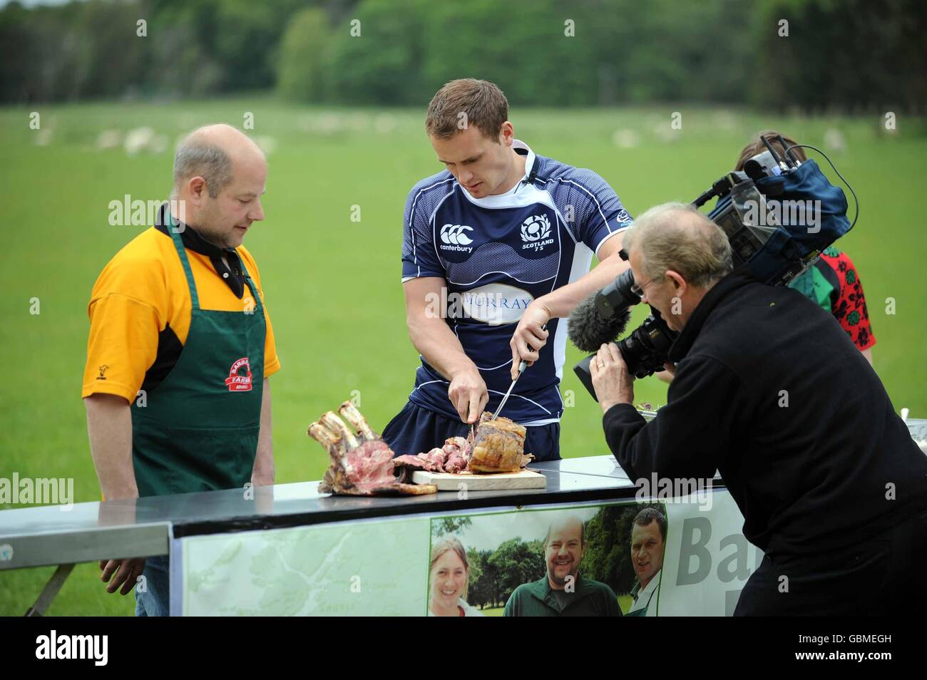 Rugby Union - Scott Forrest Feature - Loch Fyne Stock Photo - Alamy