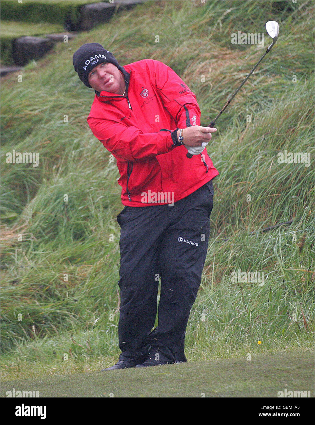 USA's John Daly during the 3 Irish Open at County Louth Golf Club ...