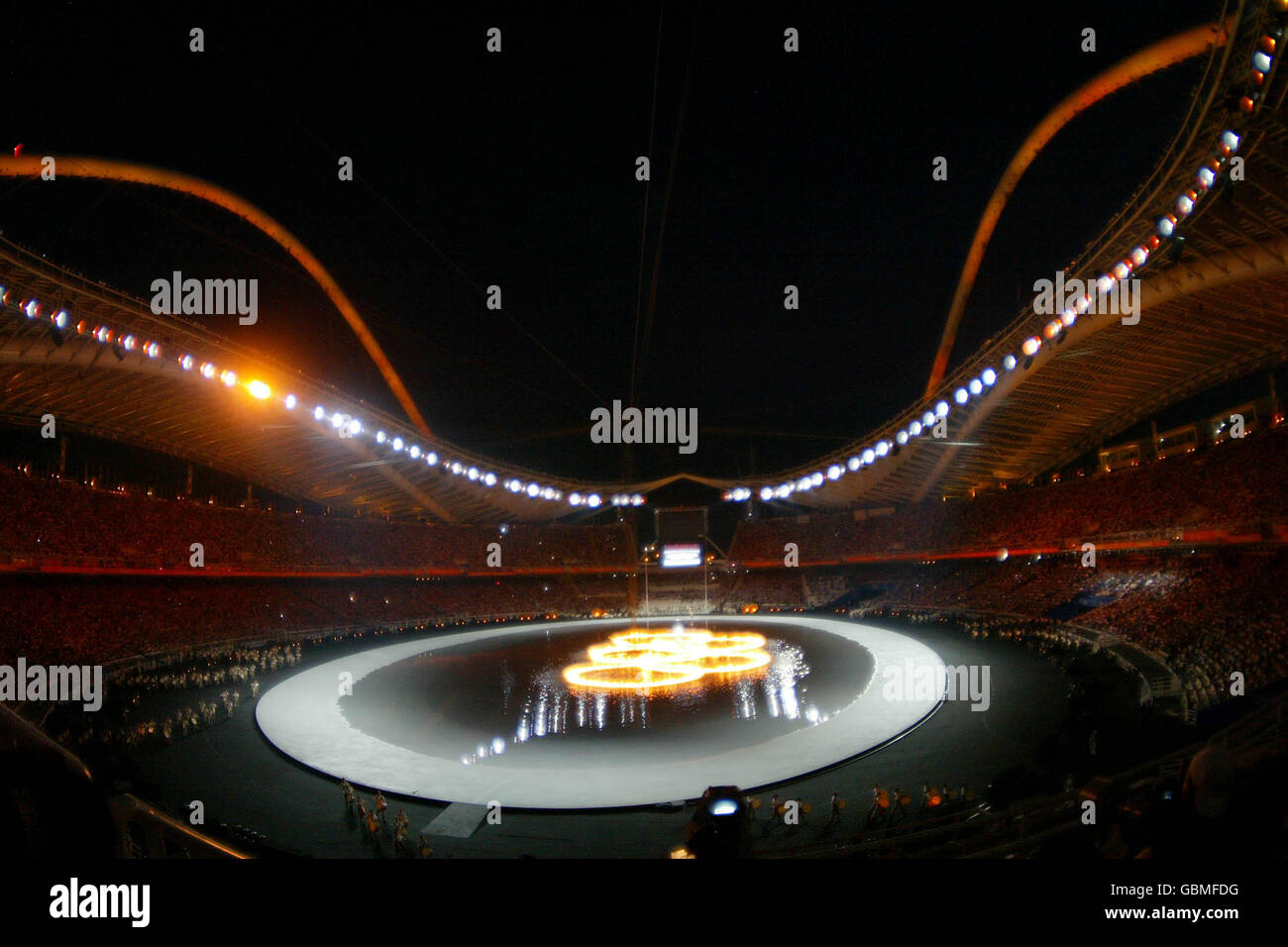 Athens Olympic Games 2004 - Opening Ceremony Stock Photo - Alamy