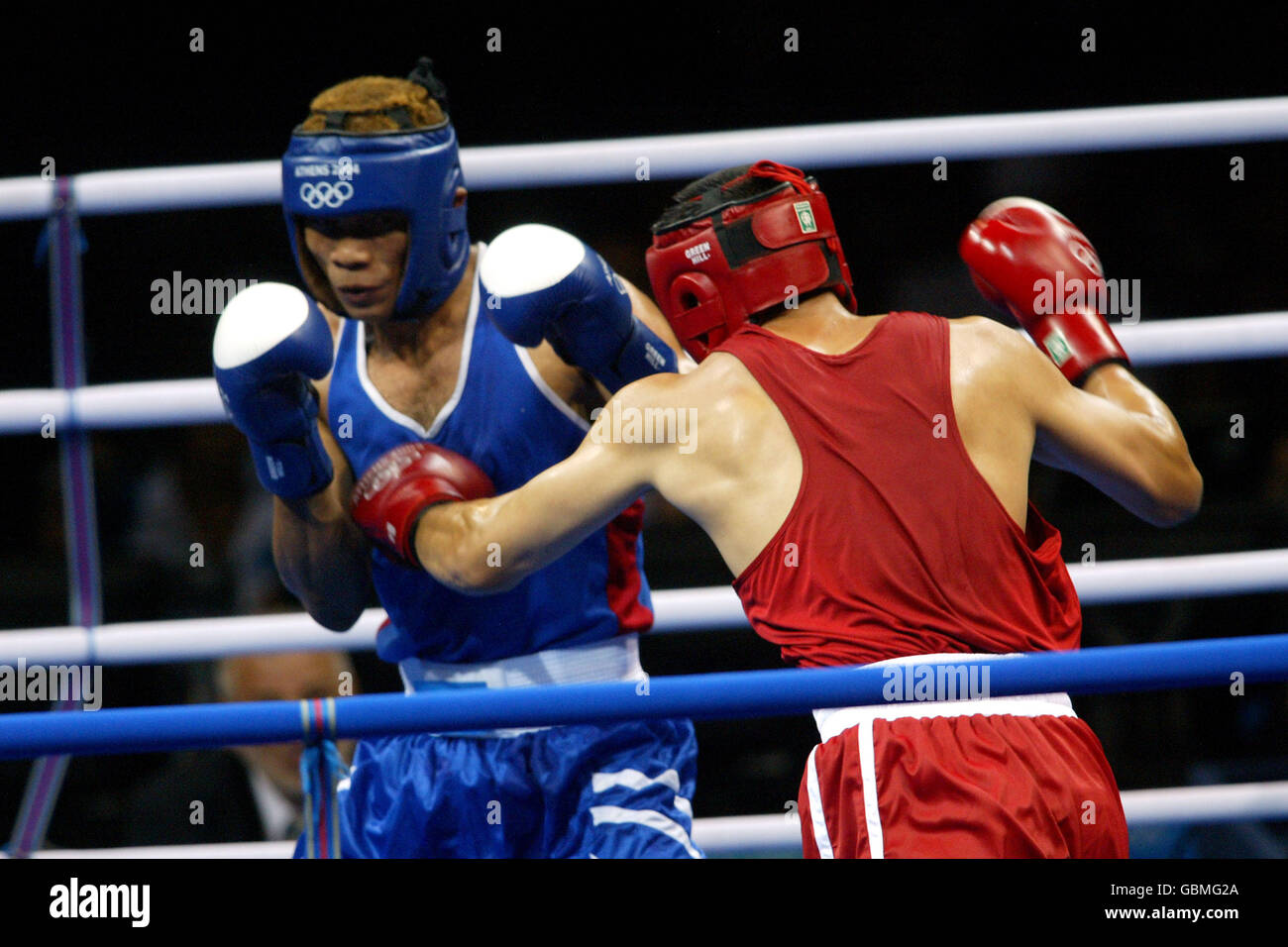 Boxing - Athens Olympic Games 2004 - Men's Light Heavy Stock Photo - Alamy