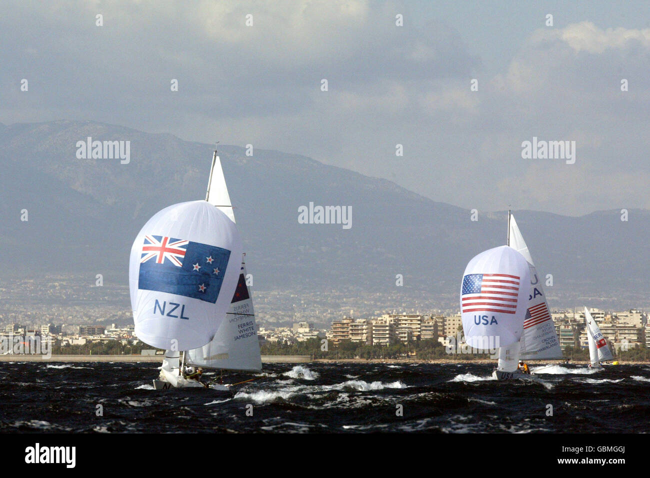 Sailing - Athens Olympic Games 2004 - Women's Keelboat Yngling. New ...
