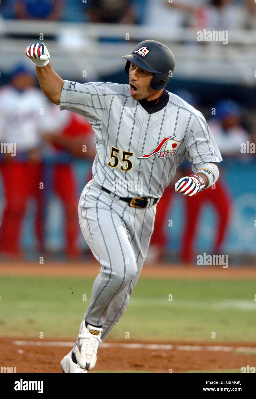 Baseball - Athens Olympic Games 2004 - Cuba v Japan Stock Photo - Alamy