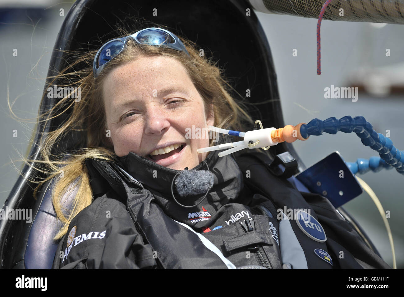Disabled sailor Hilary Lister Stock Photo - Alamy