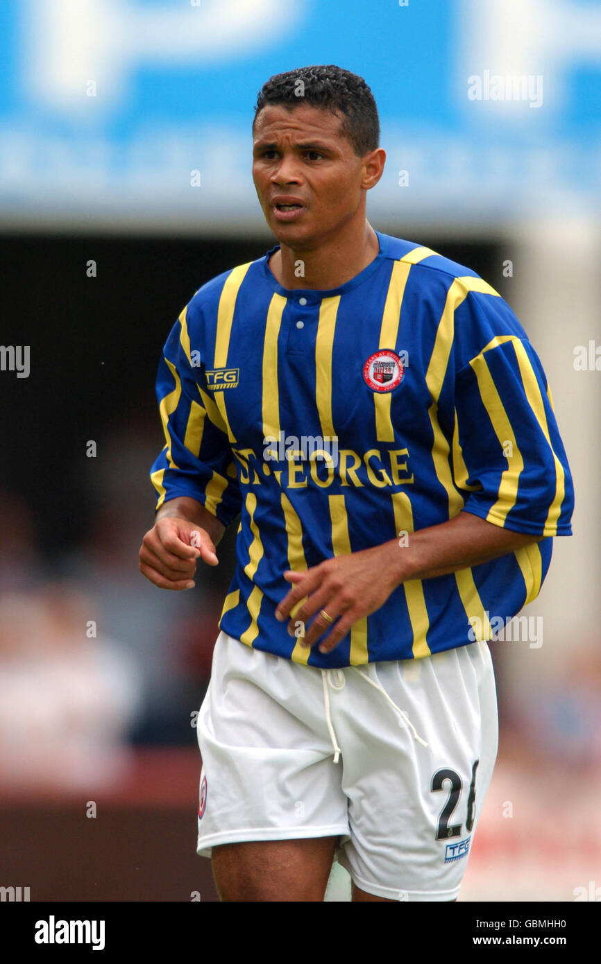 Soccer - Friendly - Brentford v Reading. John Salako, Brentford Stock ...