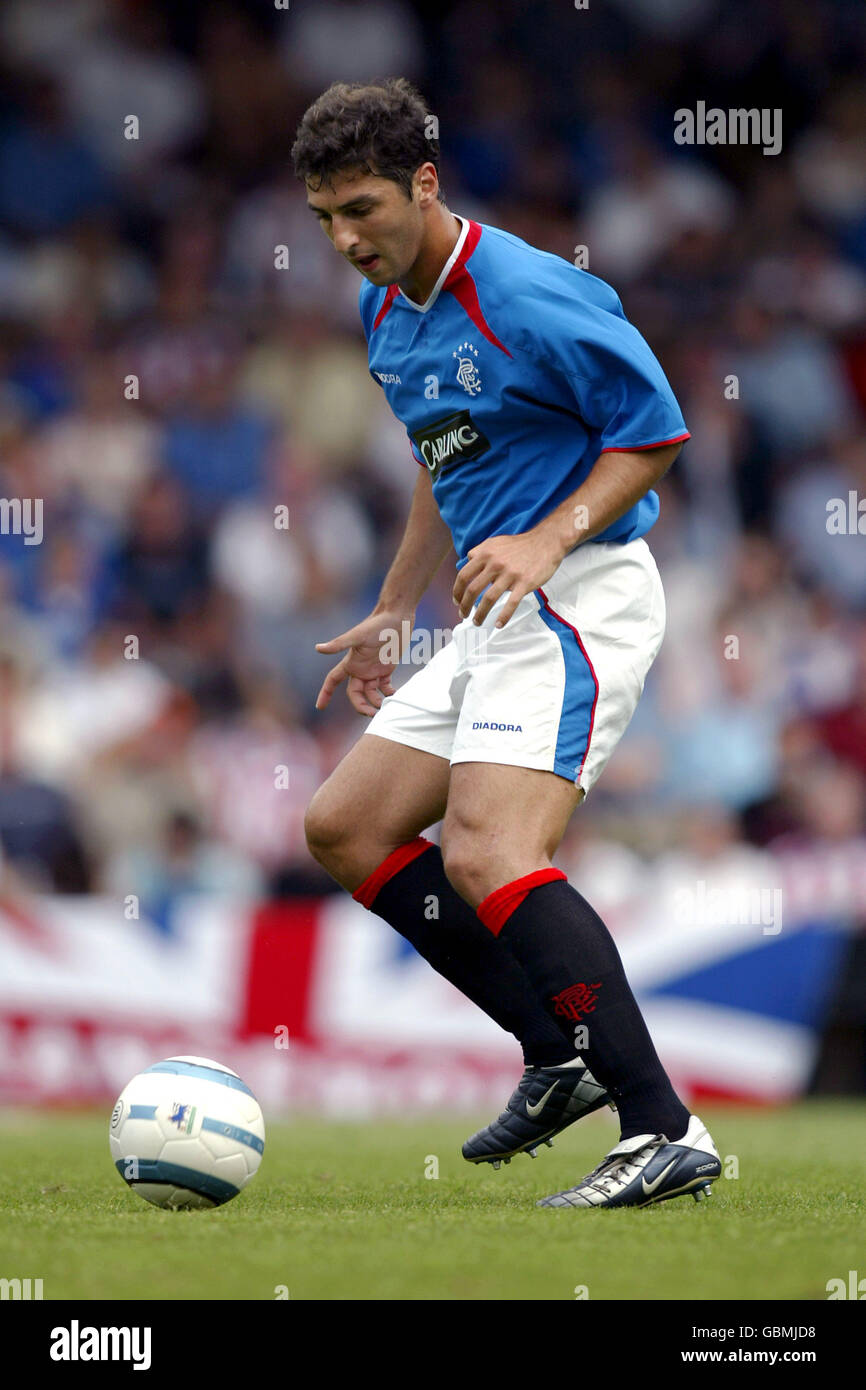 Soccer - Friendly - Fulham v Rangers. Zurab Khizanishvili, Rangers ...