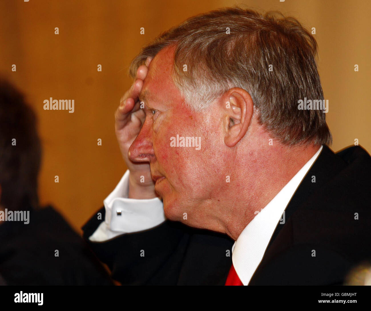 Soccer - Manchester United Press Conference - Landmark Hotel Stock ...