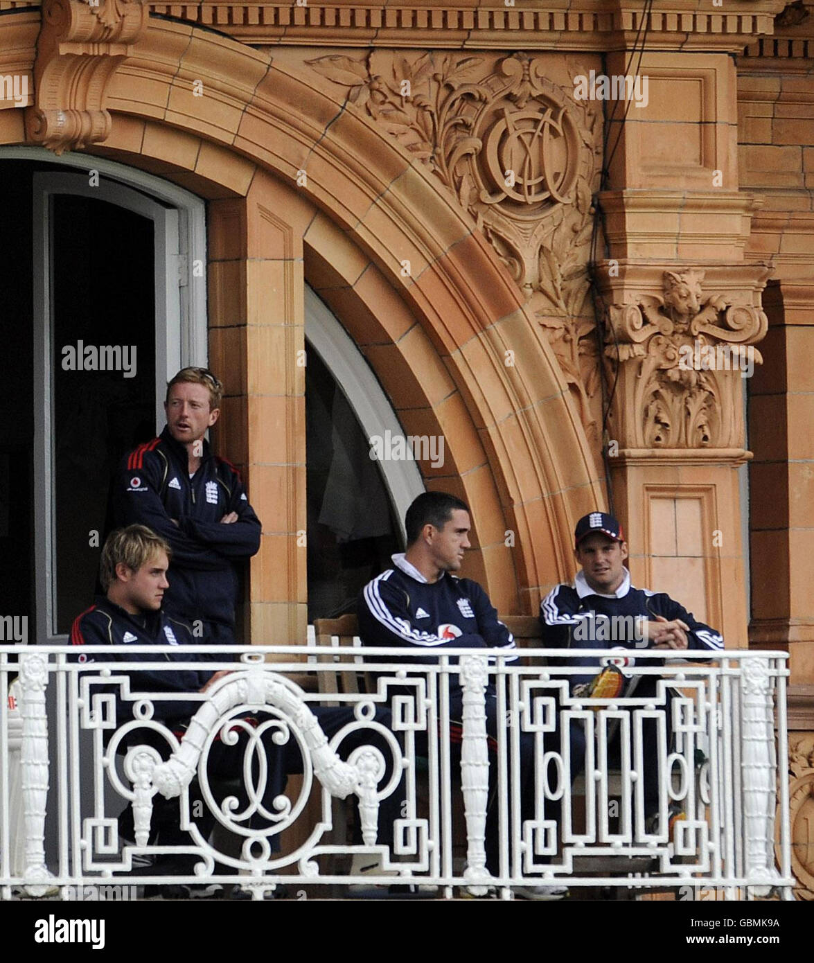 (Left-right) Stuart Broad Paul Collingwood, Kevin Pietersen and Andrew ...
