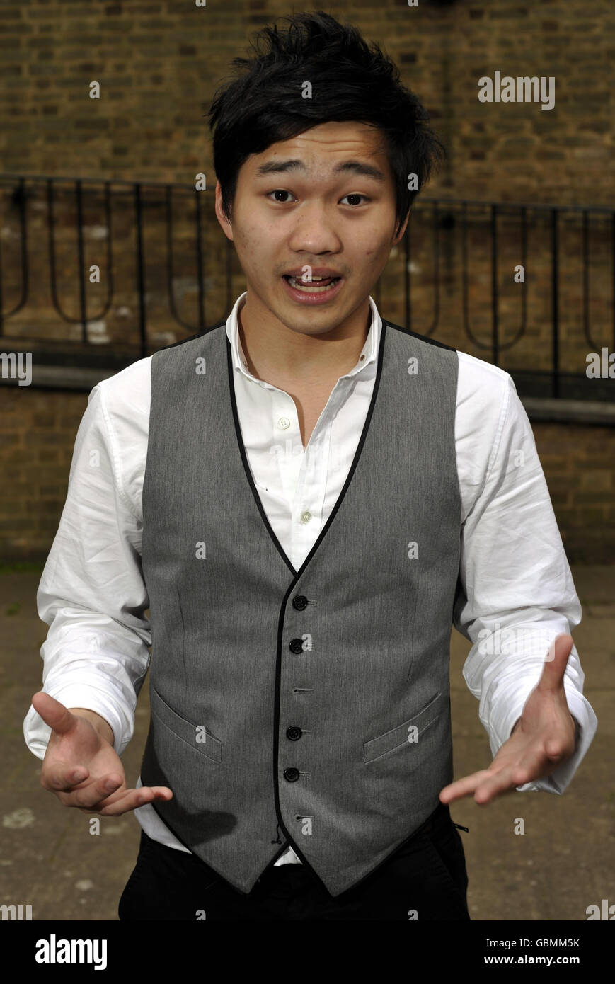19-year-old Steven Cheung, outside SW1 radio in Pimlico, London, after ...