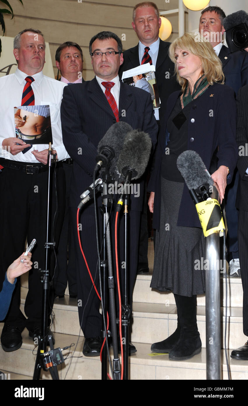 Minister of State for Borders and Immigration, Phil Woolas (centre) and ...