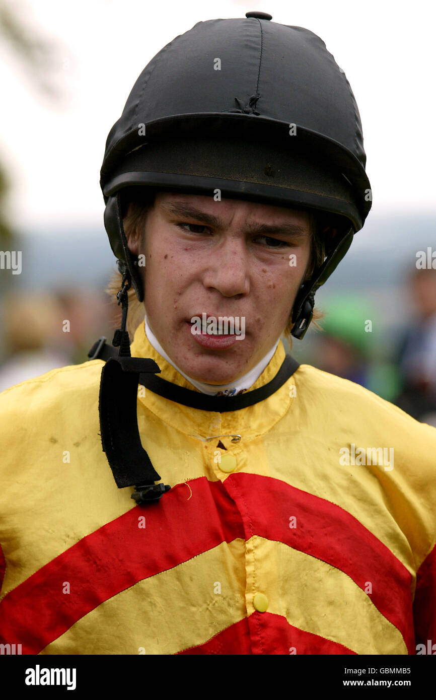 Horse Racing - Goodwood Festival. Jockey Keith Dalgleish Stock Photo ...