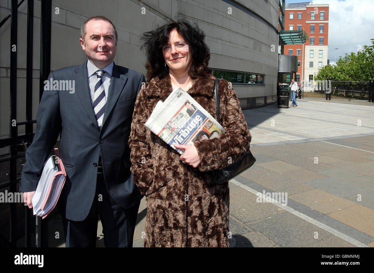 Suzanne Breen (right), northern editor of the Dublin-published Sunday ...