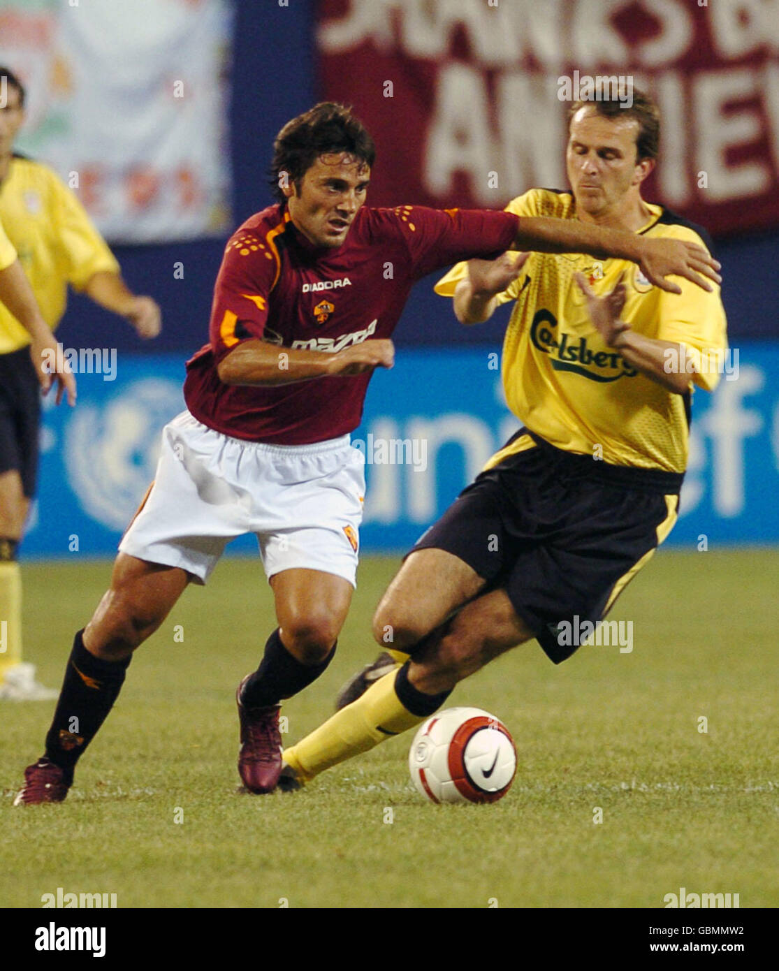 Soccer - ChampionsWorld Series 2004 - Liverpool v Roma Stock Photo - Alamy
