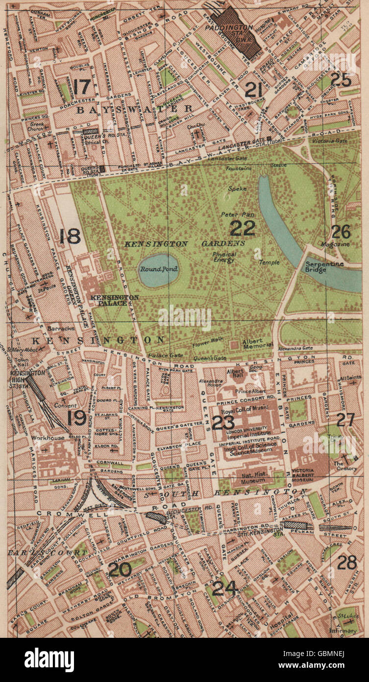 London paddington map hi-res stock photography and images - Alamy