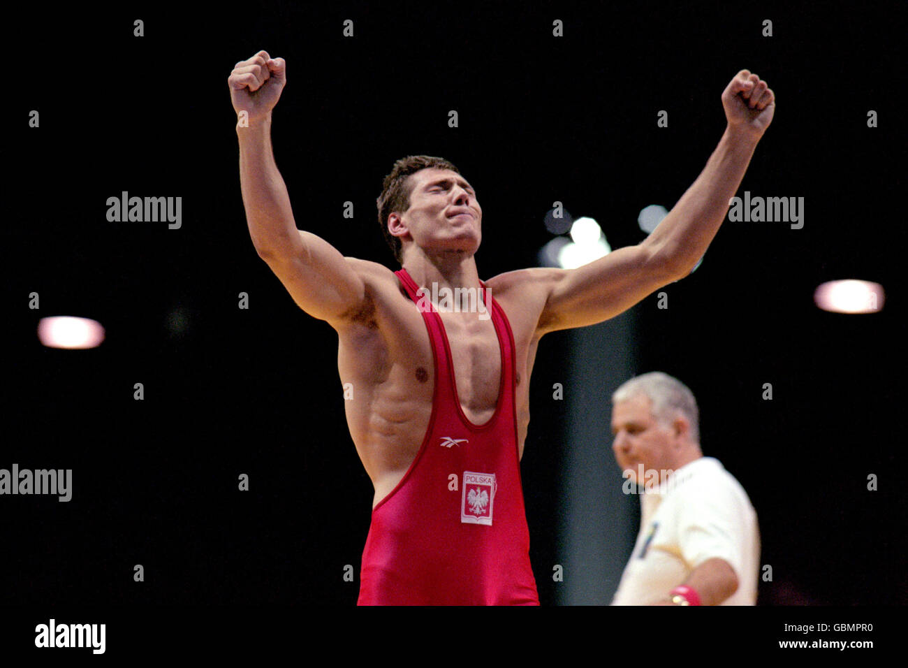 Greco-Roman Wrestling - Atlanta Olympic Games 1996 - 90kg Stock Photo ...