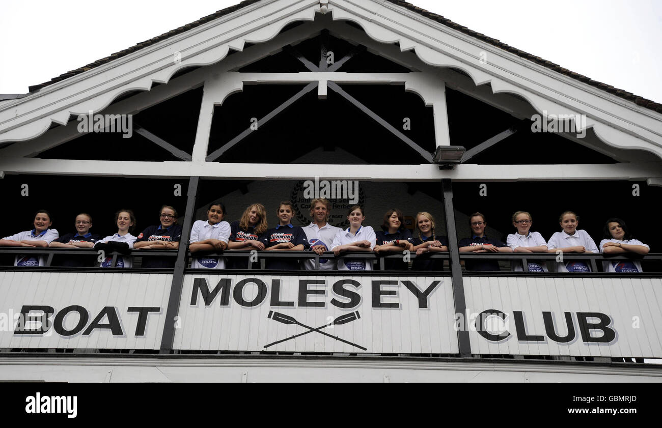 Rowing - Andrew Hodge Training Session - Molesey Boat Club Stock Photo ...