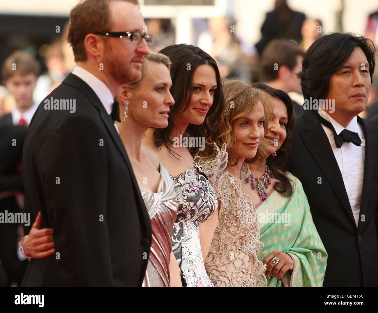 (left to right) Robin Wright, Asia Argento, Isabelle Huppert and ...