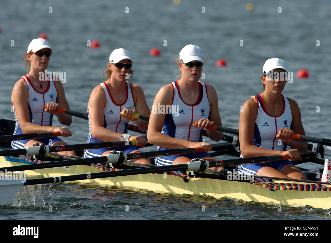 Quadruple sculls olympics 2004 hi-res stock photography and images - Alamy