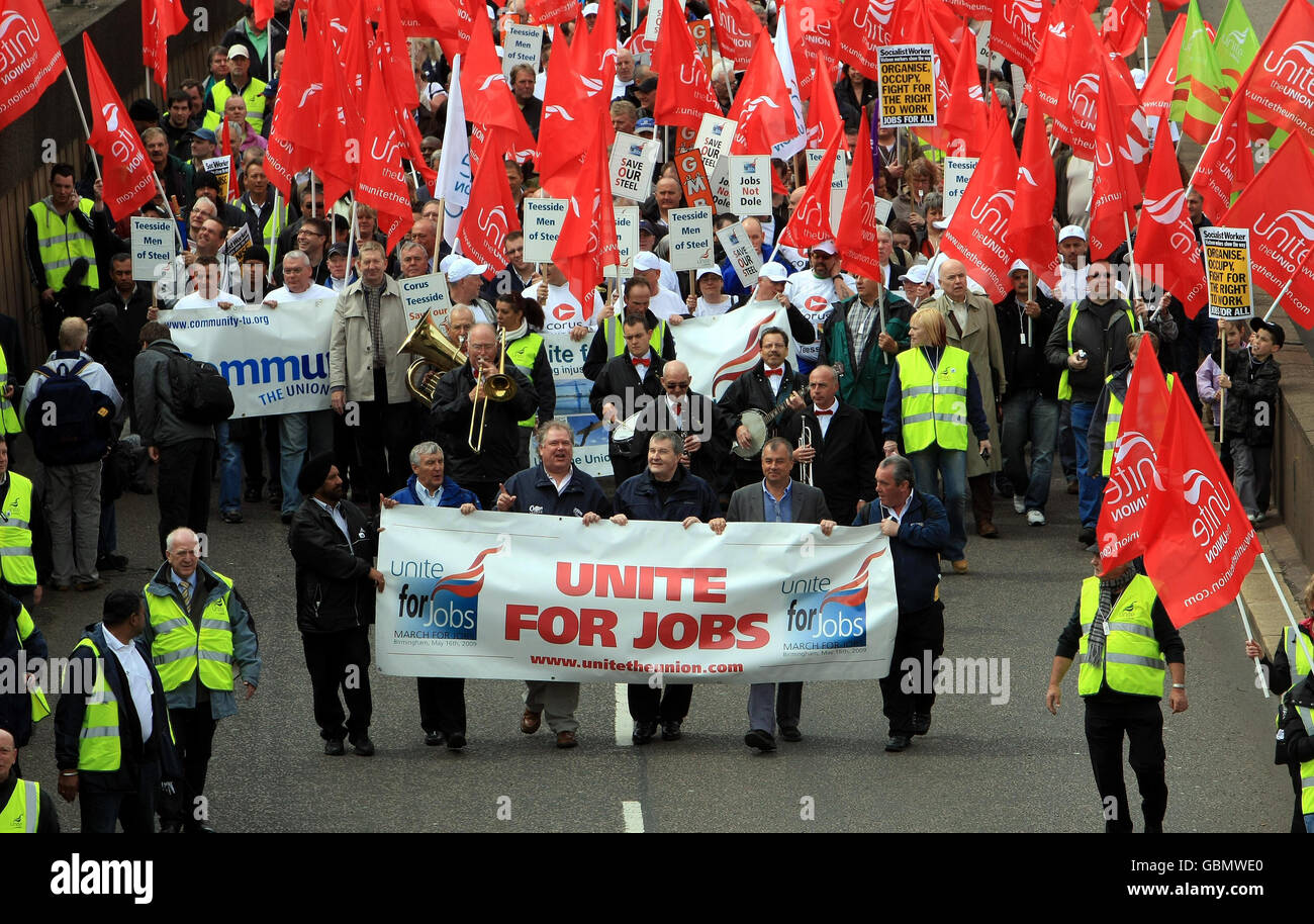 Part campaign unite in birmingham hi-res stock photography and images ...