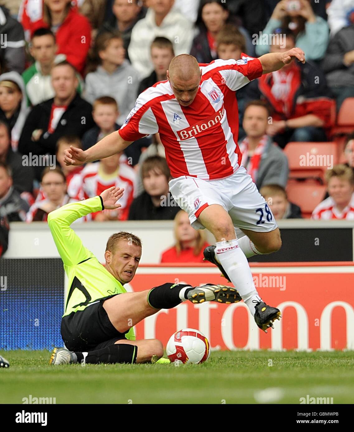 Stoke citys andy wilkinson hi-res stock photography and images - Alamy