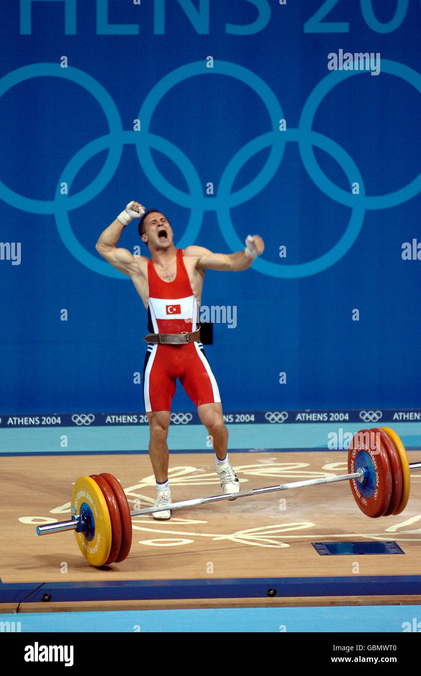 Olympic games 2004 athens weightlifting High Resolution Stock ...