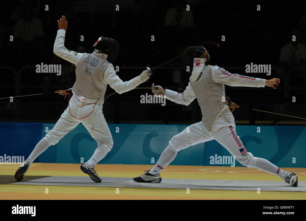 2004 athens olympics fencing hi-res stock photography and images - Alamy