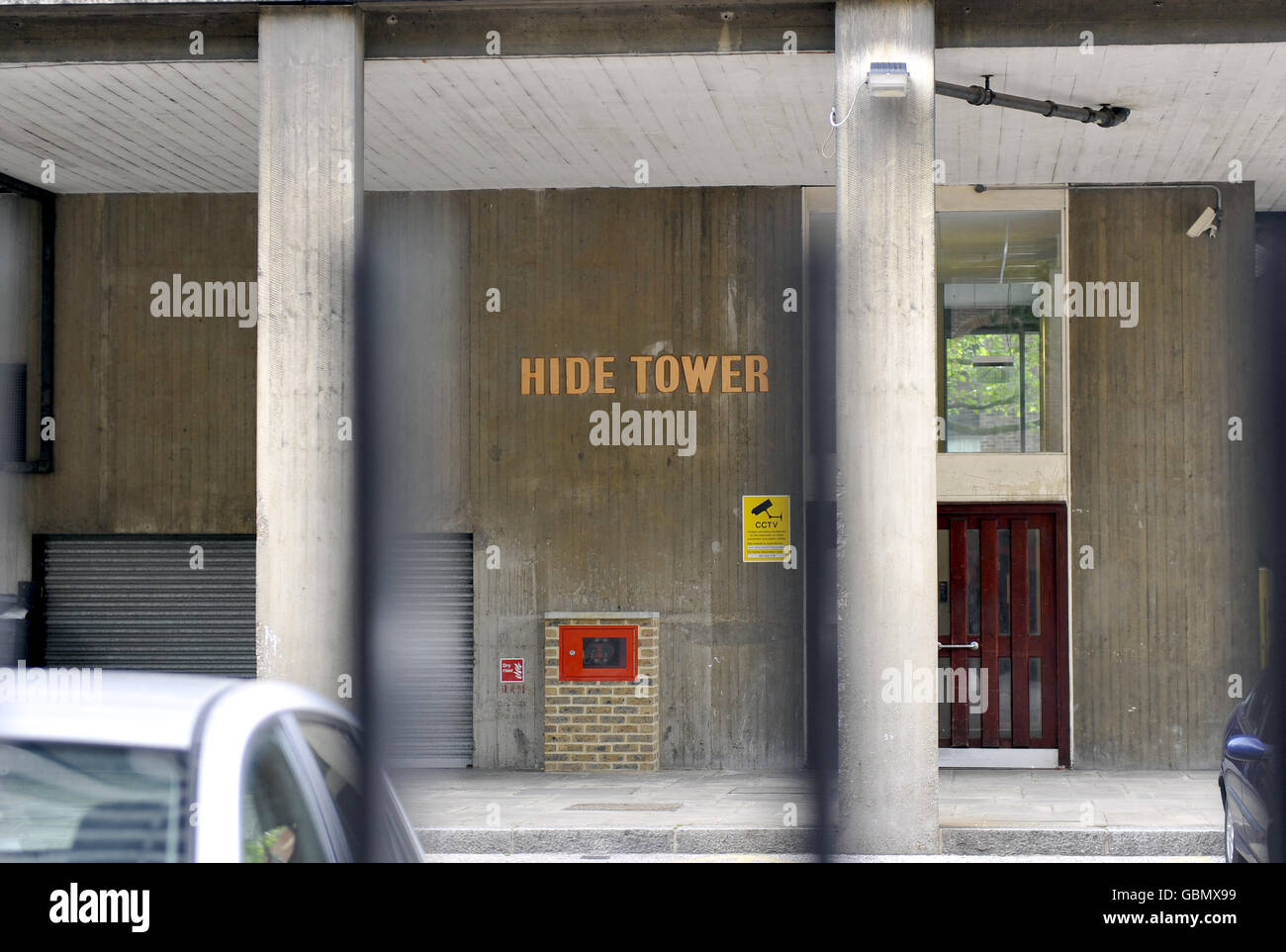 Hide Tower - London. General view of Hide Tower in central London Stock ...