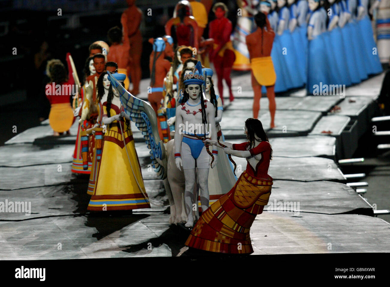 Athens 2004 opening ceremony hi-res stock photography and images - Alamy