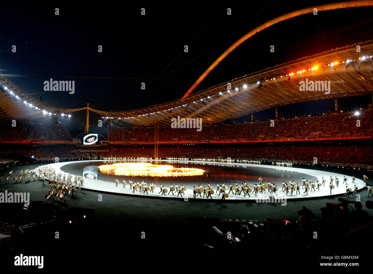 Athens Olympic Games 2004 - Opening Ceremony Stock Photo - Alamy