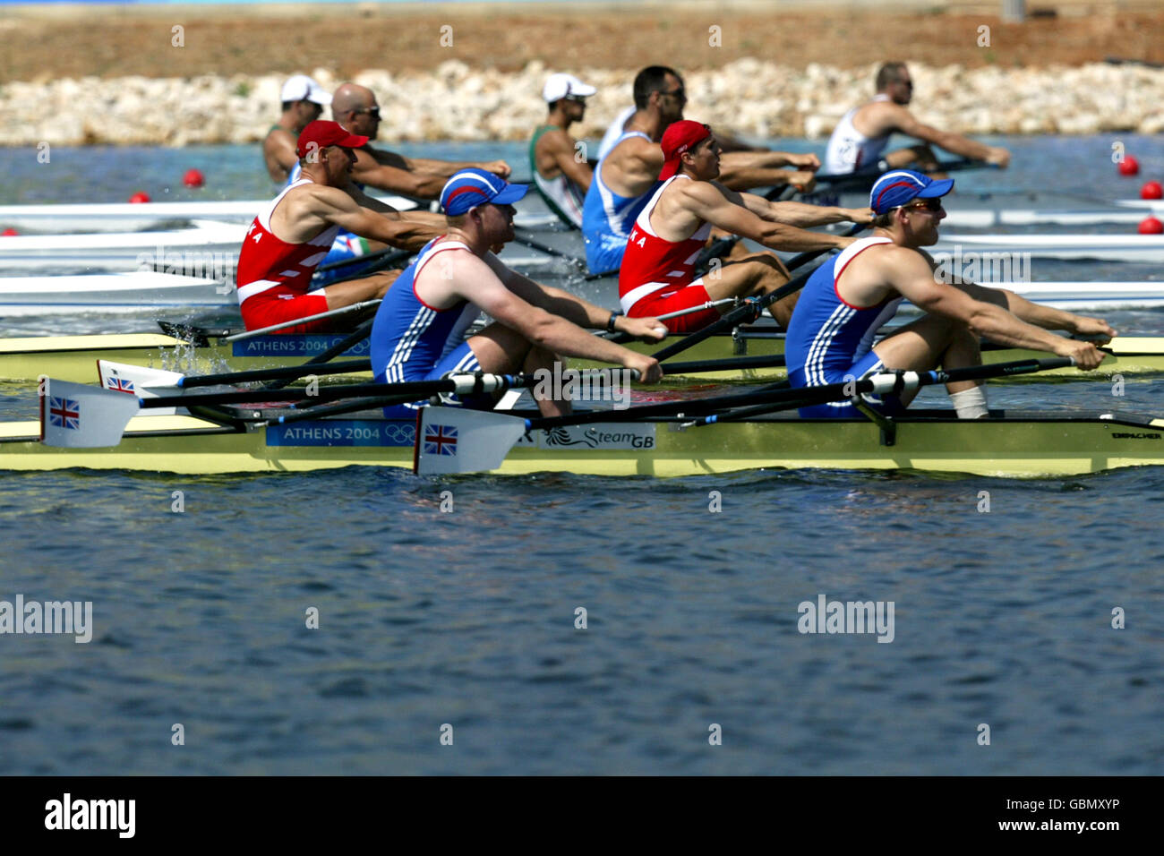 Great Britain's Matthew Wells and Matthew Langridge start their ...