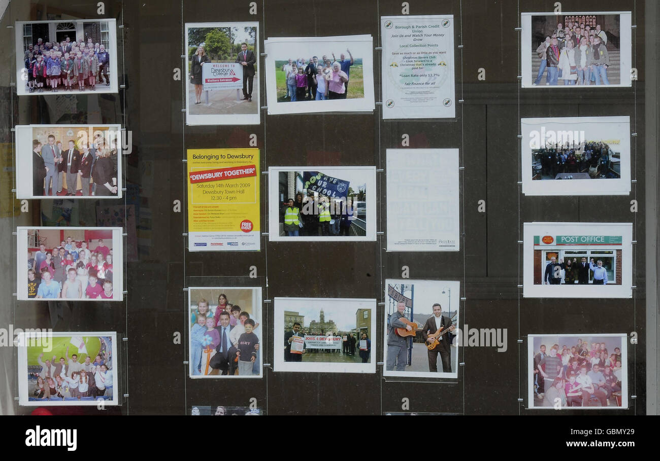 The Constituency Office window of Dewsbury MP and suspended Justice ...