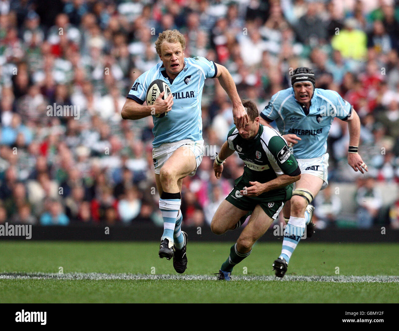 Leicester tigers scott hamilton with ball guinness premiership final ...