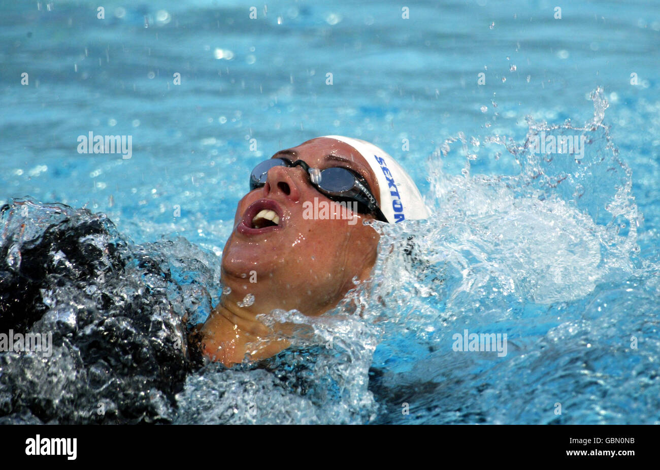Great Britains Katy Sexton During The Womens 200m Backstroke Stock