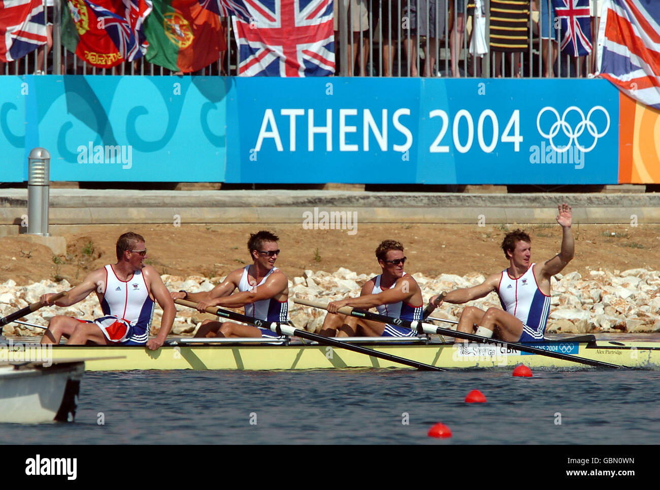 Olympics 2004 rowing mens four final hi-res stock photography and ...