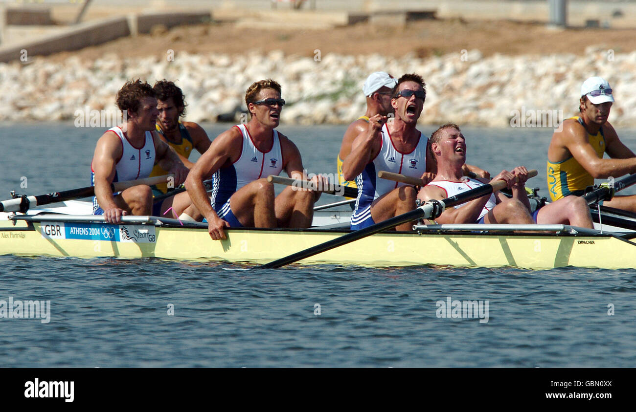 Rowing - Athens Olympic Games 2004 - Men's Four Final Stock Photo - Alamy