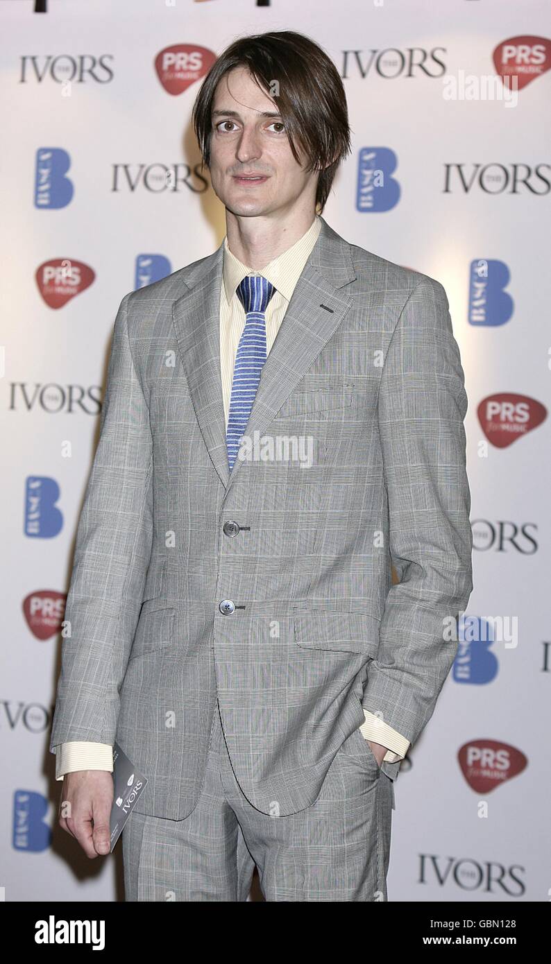The 54th Ivor Novello Awards - London. Nick Hemming arriving at the ...