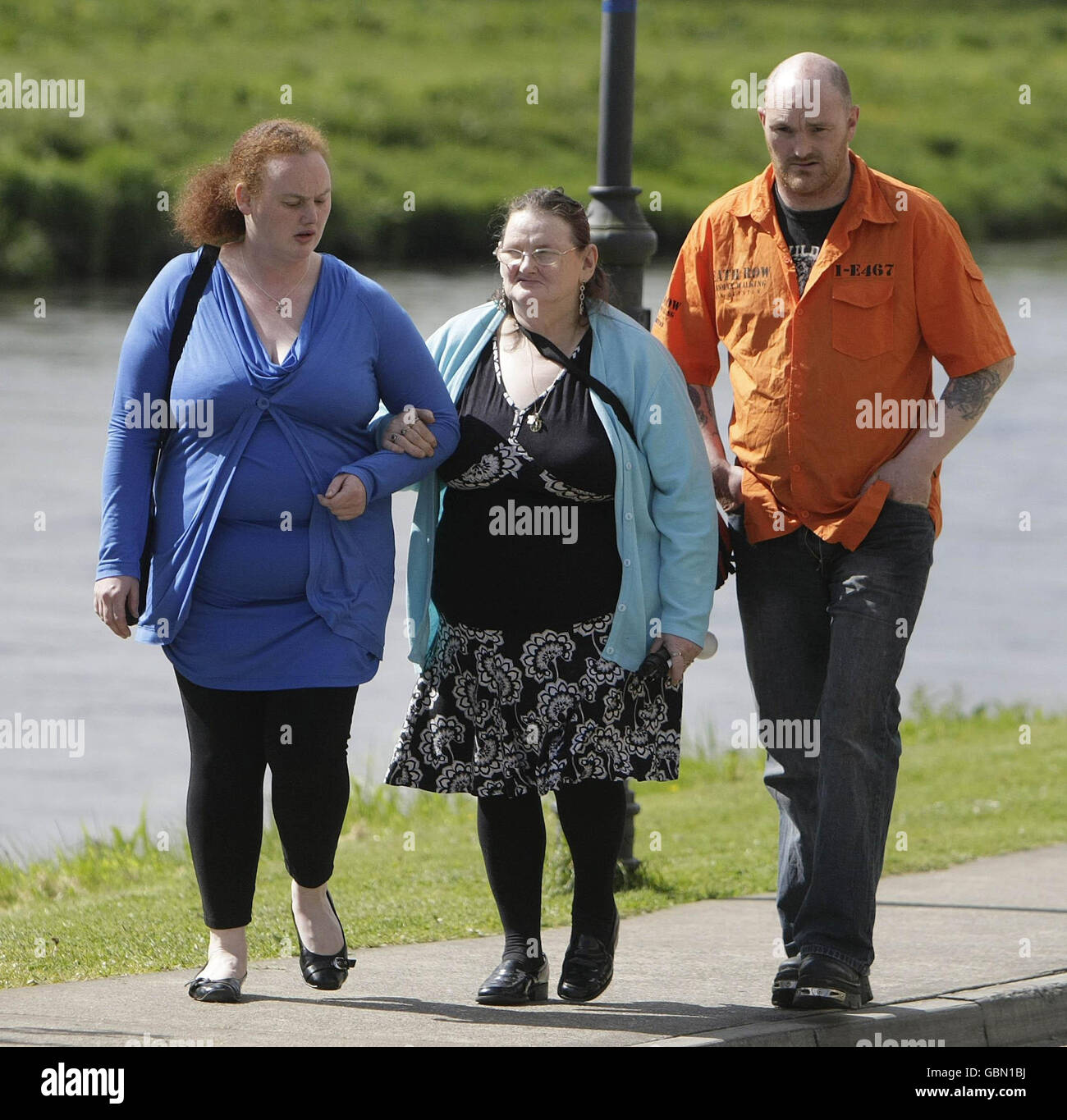 Adrian Dunne's Mother Mary (centre), sister Brigid (left) and brother ...