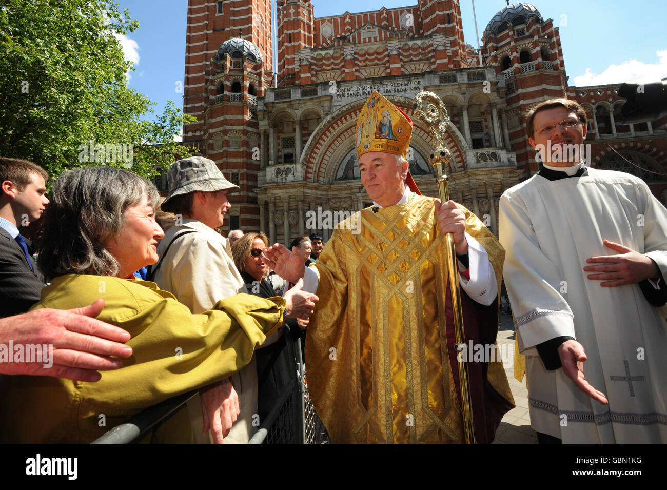 New Catholic leader installed Stock Photo - Alamy