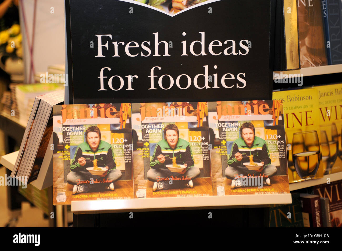 Jamie Oliver magazine launch - London Stock Photo - Alamy