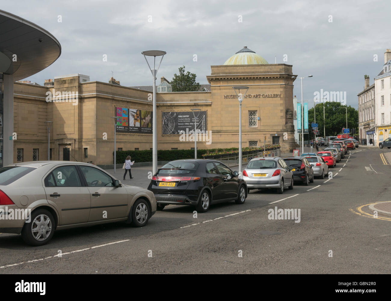Heavy traffic congestion,Perth,Scotland,UK Stock Photo - Alamy