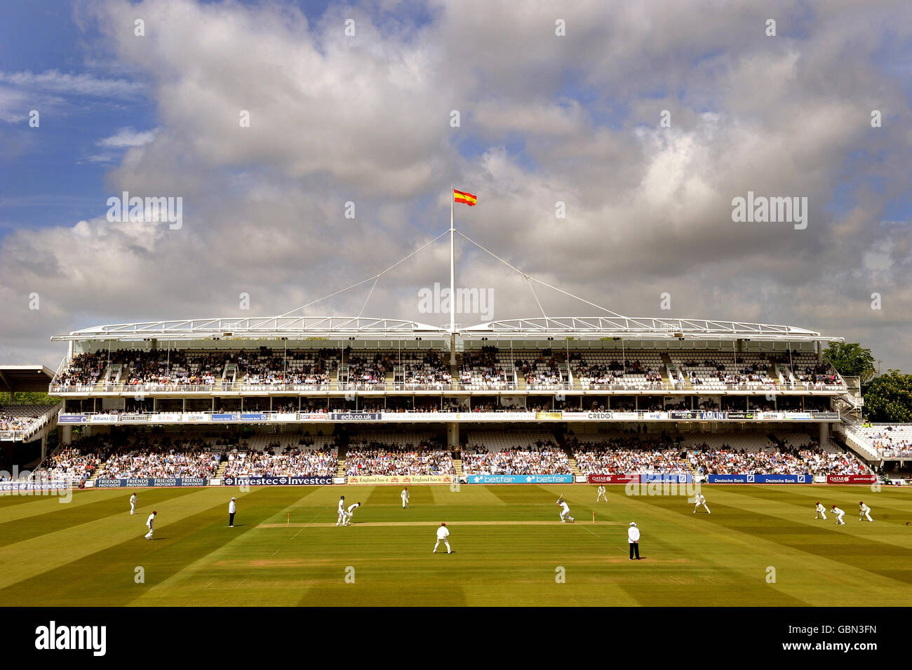 Grandstand lords cricket ground hi-res stock photography and images - Alamy