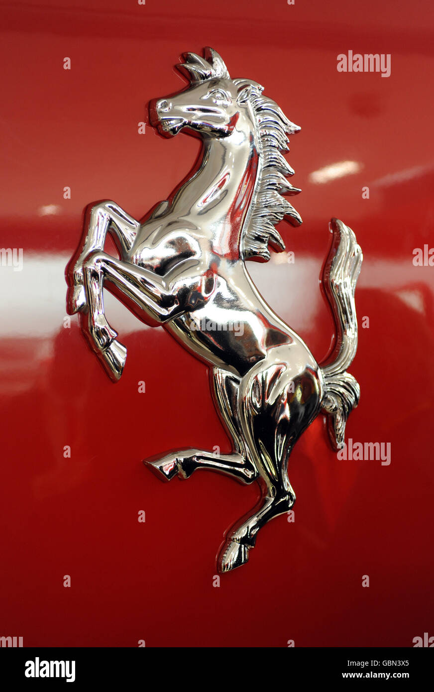 Ferrari Store Launch - London. A display during the launch of the ...