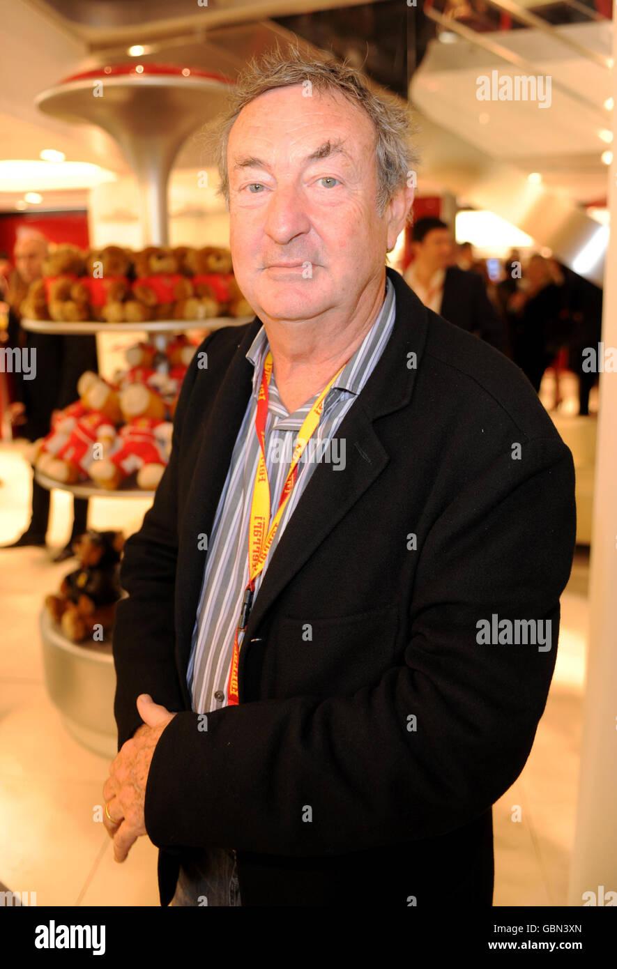 Pink Floyd drummer, Nick Mason during the launch of the Ferrari Store ...