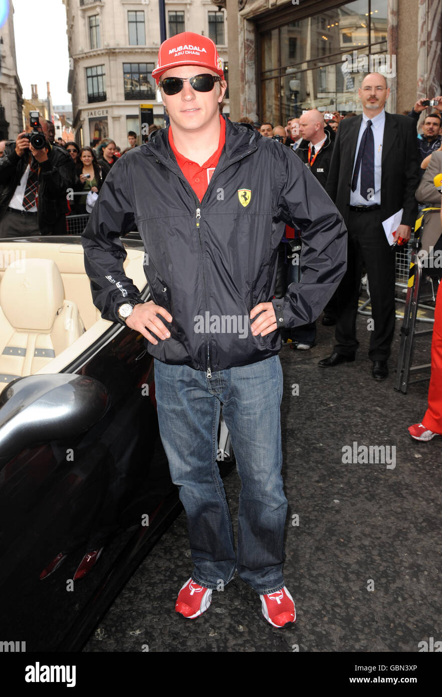 Ferrari Store Launch - London Stock Photo - Alamy