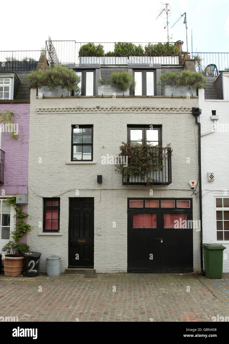 General view of the west London home of Alexander Mosley, the son of ...
