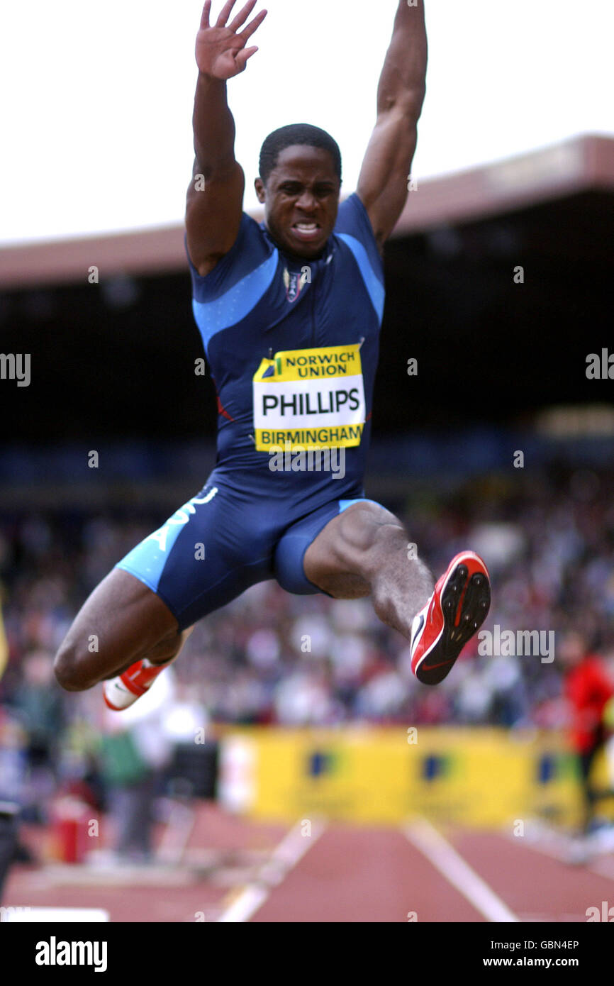 Athletics - The Norwich Union International - Men's Long Jump Stock ...