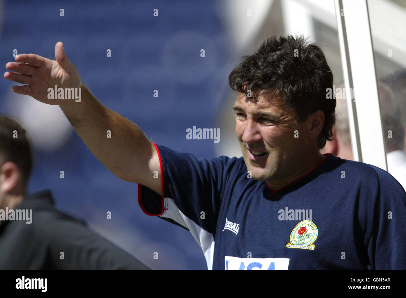 Blackburn rovers striker coach dean saunders hi-res stock photography ...